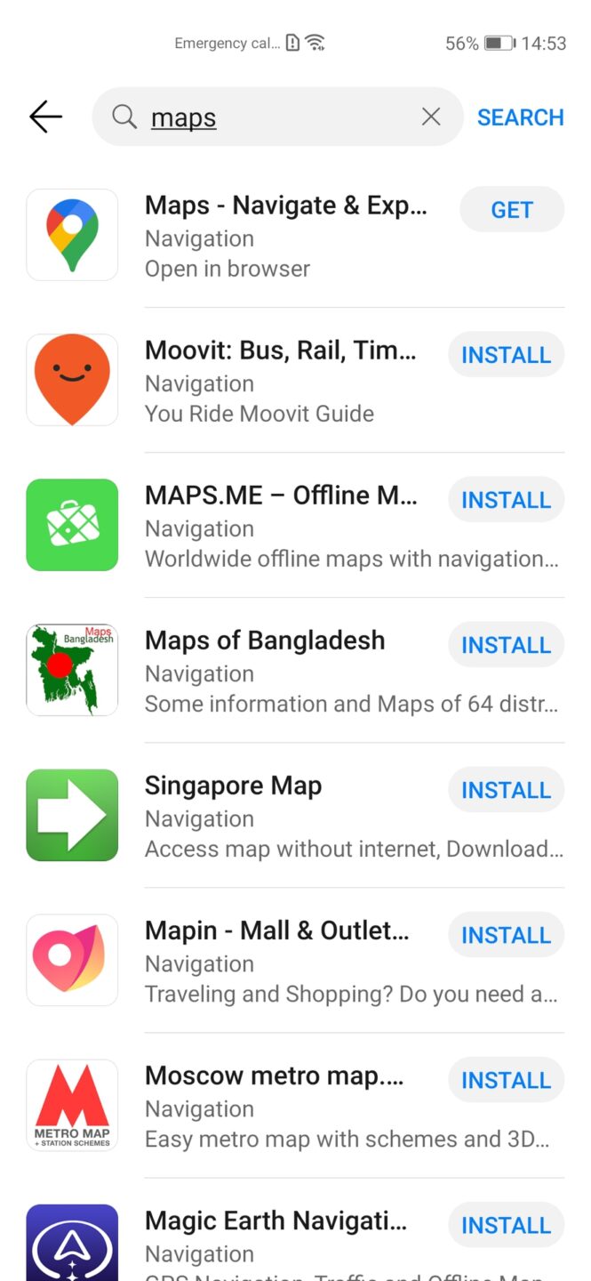 Google web app links appear in HUAWEI's AppGallery - Android Authority