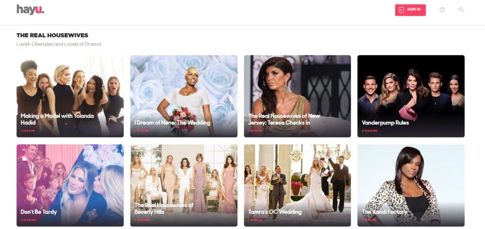 What is Hayu? Our look at the reality show streaming service