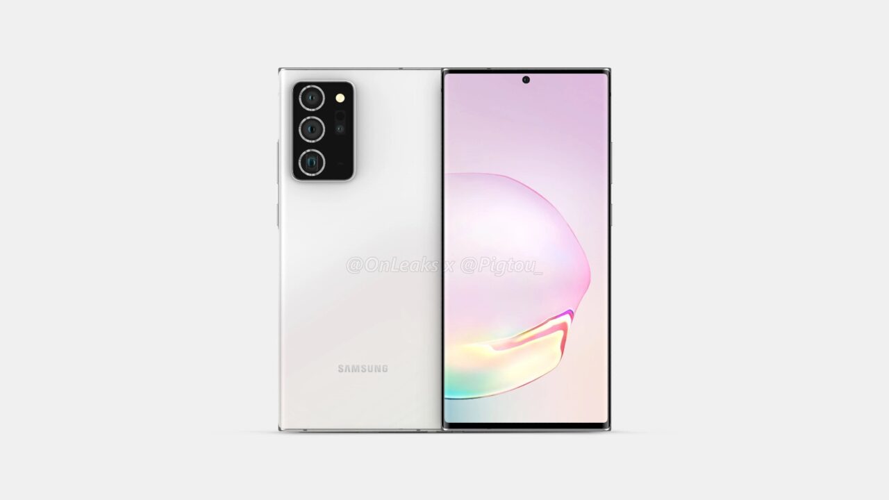 Samsung Galaxy Note 20 Plus renders leak, show huge camera bump