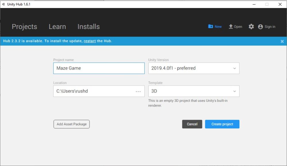 How to make a game in Unity: it starts with a simple 3D maze game