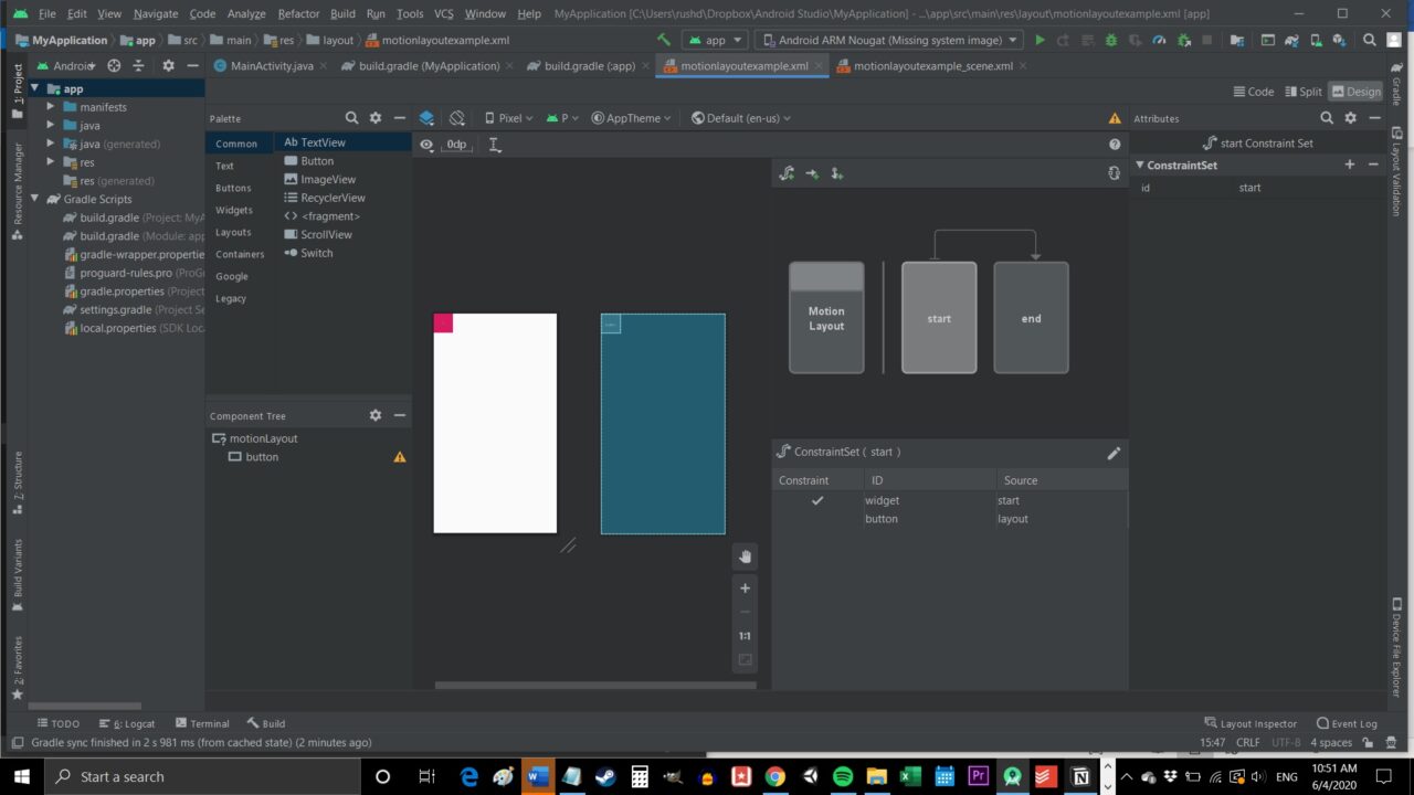 Getting started with the Motion Editor - Android Studio 4 - Android Authority