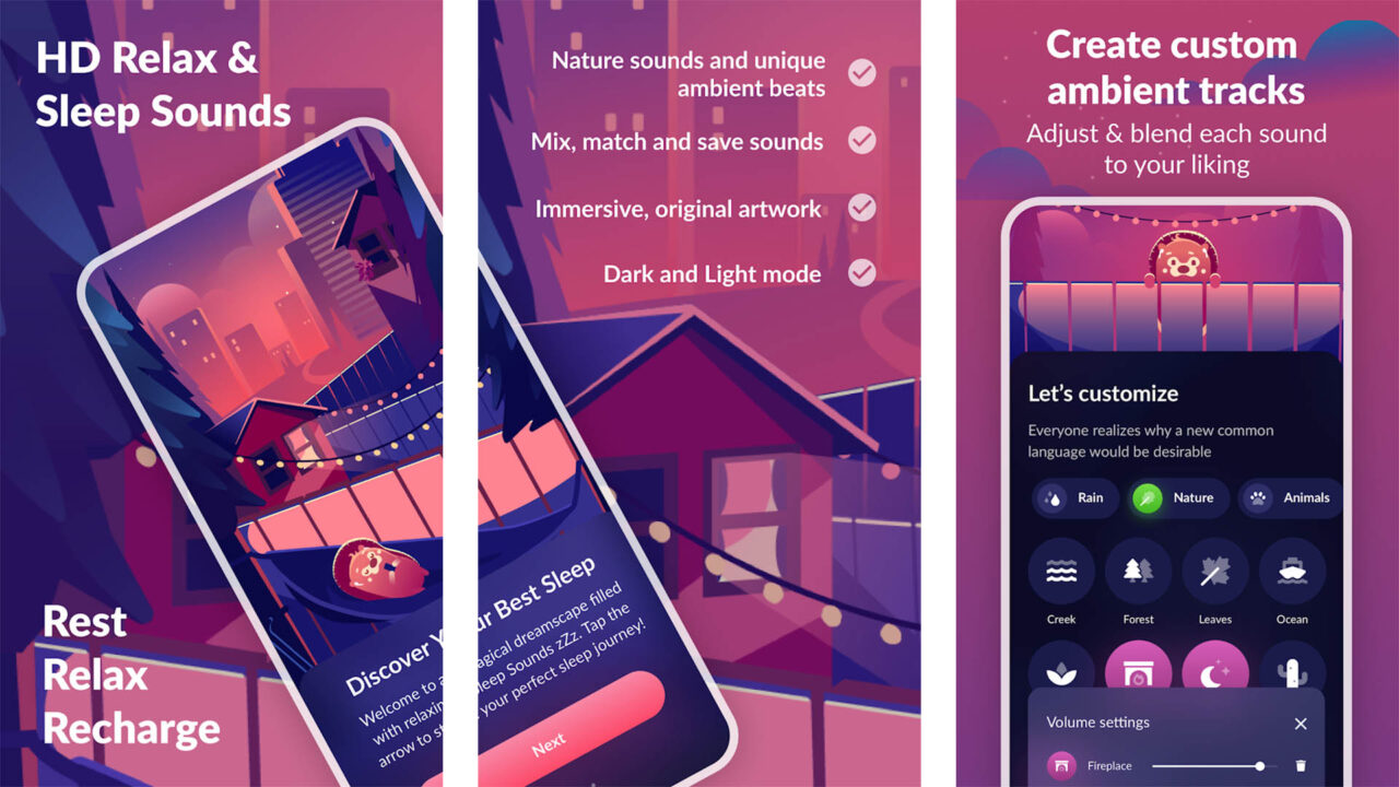 The best nature sound sleep sound, and animal sound apps for Android