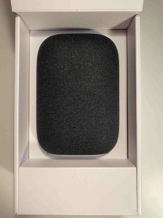 Google's Nest Audio smart speaker detailed in early unboxing shots