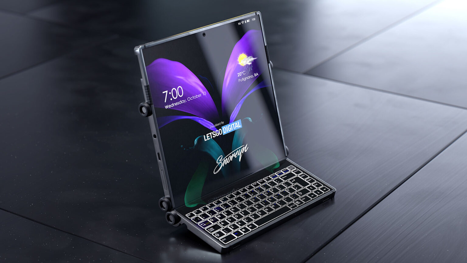Samsung explores a Xiaomi-like dual folding phone design - Android ...