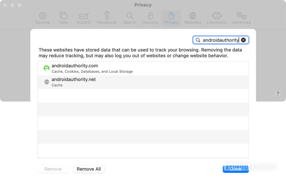 How to clear cookies in Safari on a Mac - Android Authority