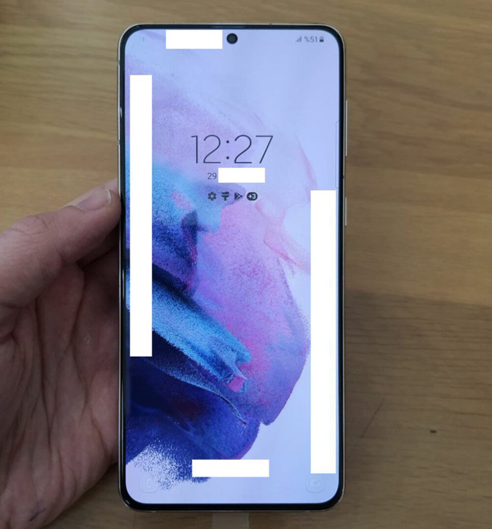 Leaked Galaxy S21 Plus photos show off a flat display - Android Authority
