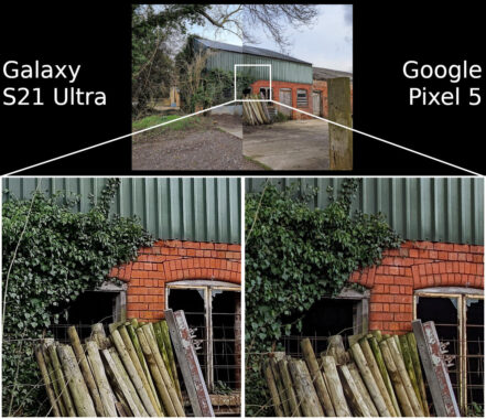 Camera shootout: Samsung Galaxy S21 Ultra vs Google Pixel 5