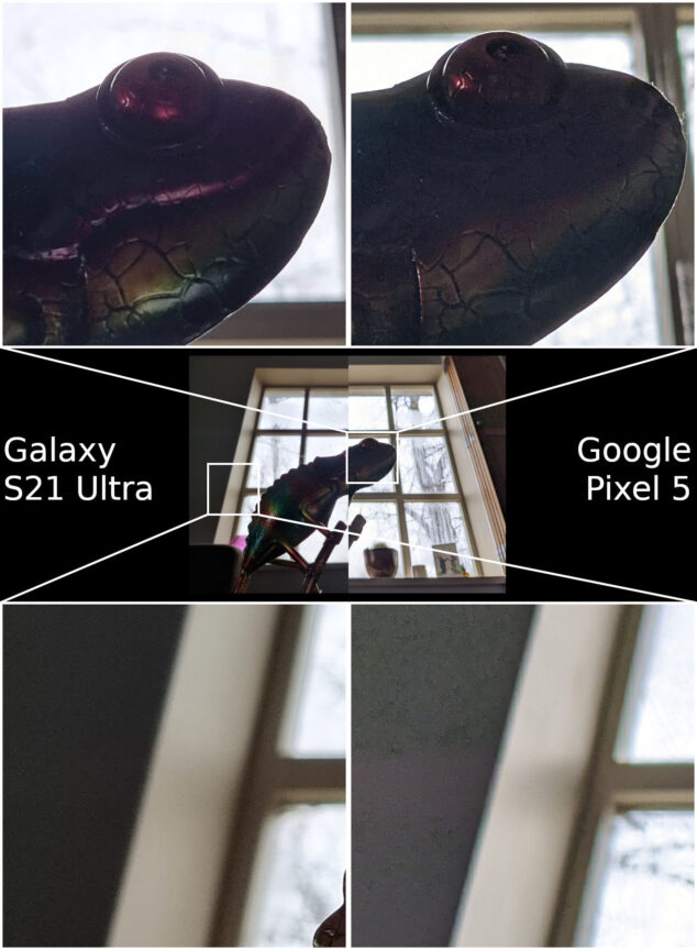 Camera shootout: Samsung Galaxy S21 Ultra vs Google Pixel 5