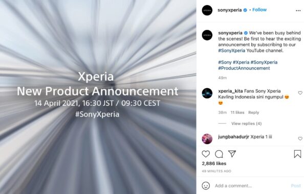 Sony Xperia launch event set for April 14, three phones expected