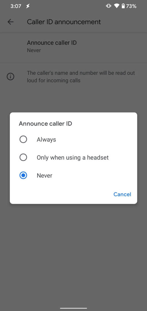 New Google Phone feature will announce all incoming calls and numbers