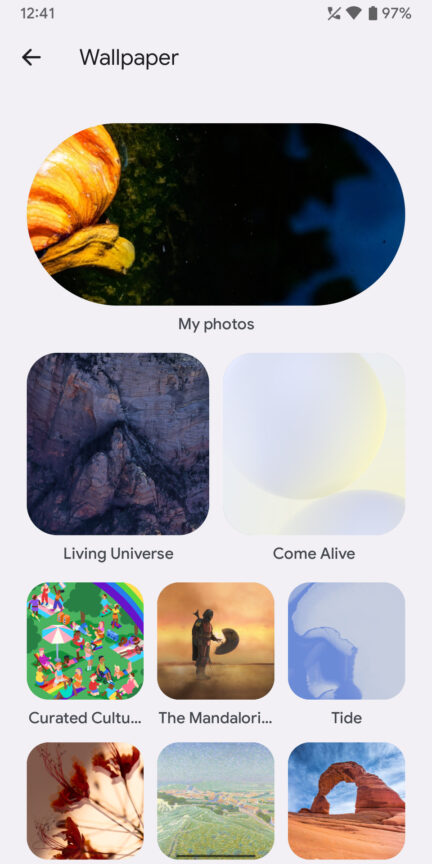 Pixel 'Wallpaper & Style' app redesigned for Android 12 - Android Authority