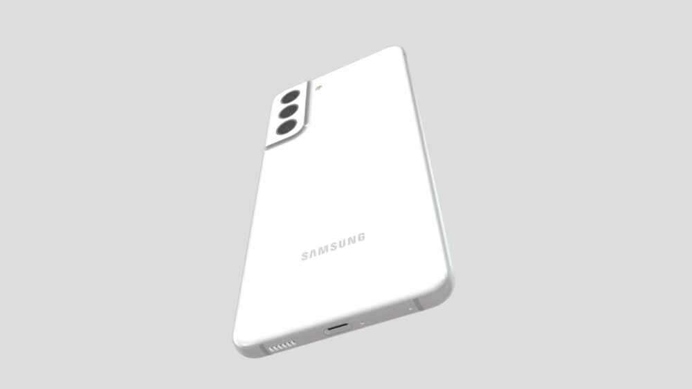 This Galaxy S21 FE 3D model leaves nothing to the imagination