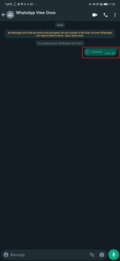 Does WhatsApp let you know when someone takes a screenshot?