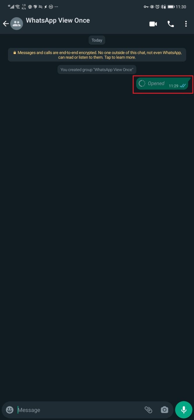 Does WhatsApp let you know when someone takes a screenshot?