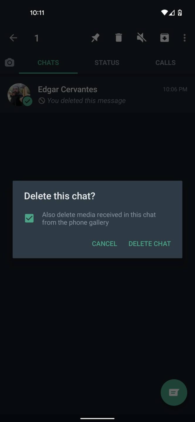 How to delete WhatsApp messages Android Authority