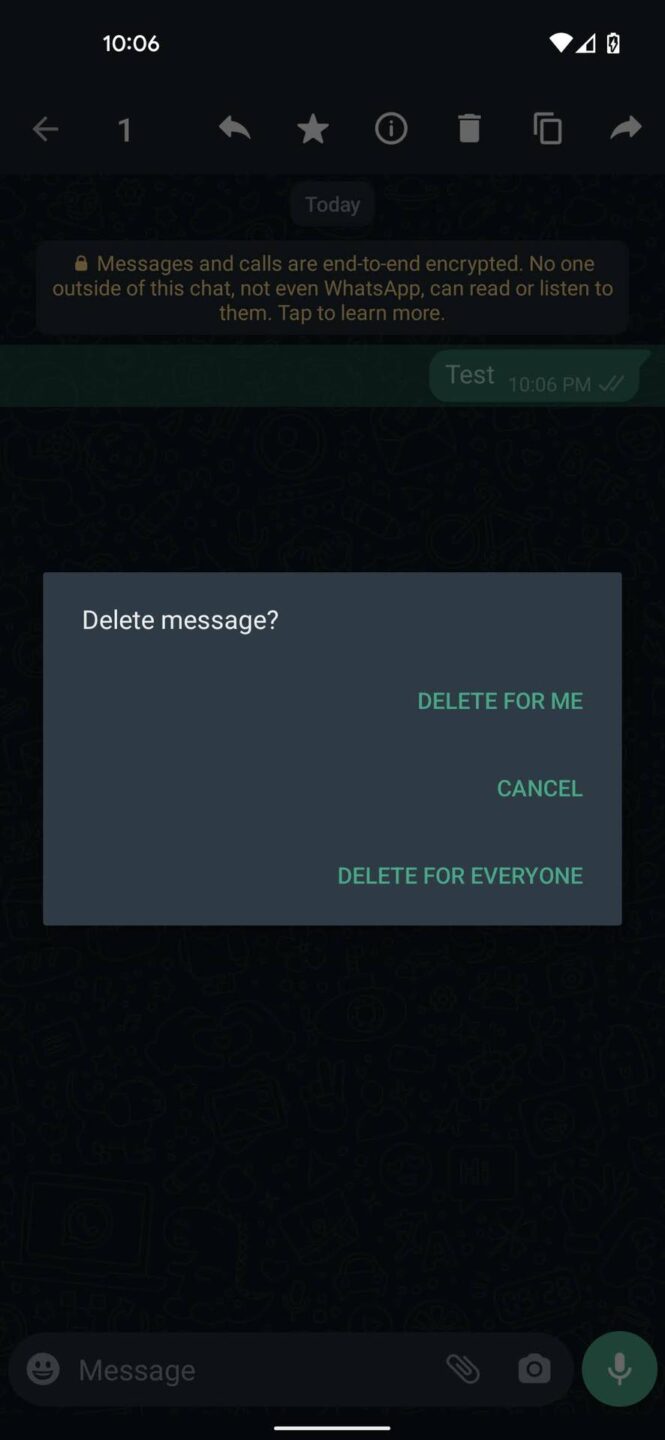 How to delete WhatsApp messages Android Authority