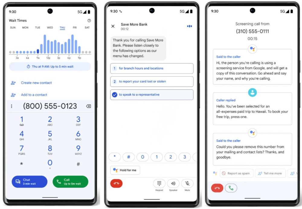 Google Pixel 6 phone app adds new business and call screening features