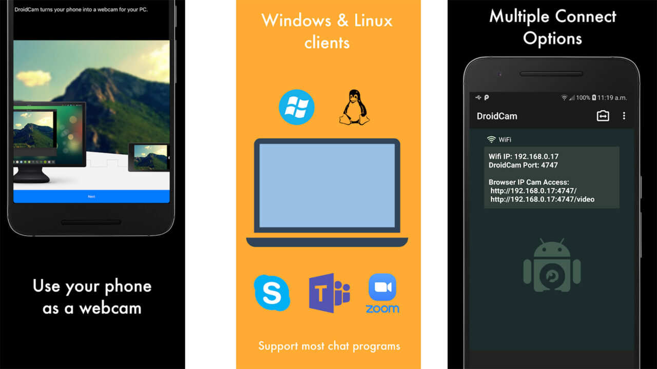 The best webcam apps to turn your phone into a webcam