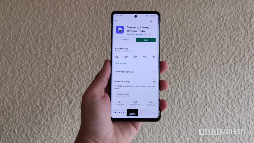 Samsung Internet makes the leap from Android to Windows