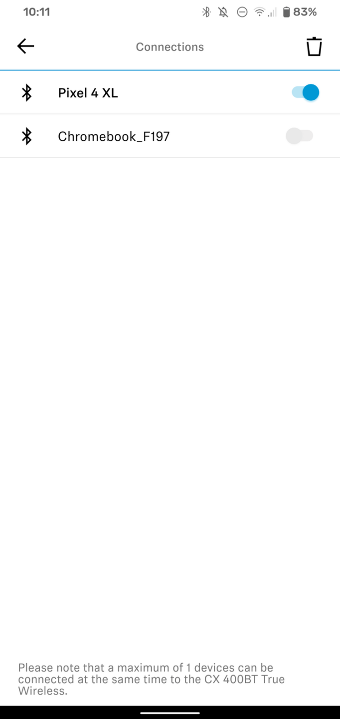 All Bluetooth headphones and earbuds should have this setting