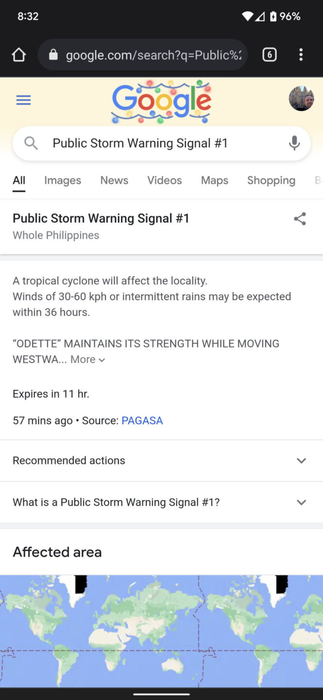 Weird Pixel alert about storm in Philippines goes wild - Android Authority