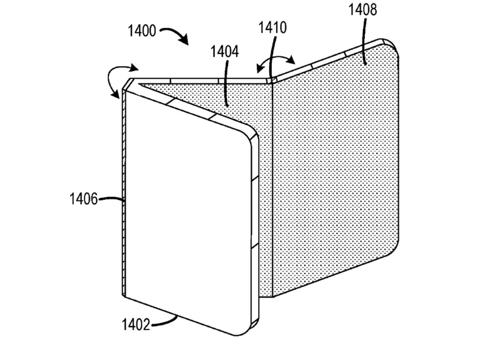 Microsoft's take on the double-folding device detailed in new patent