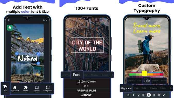 The best Android apps to add text to photos - Android Authority