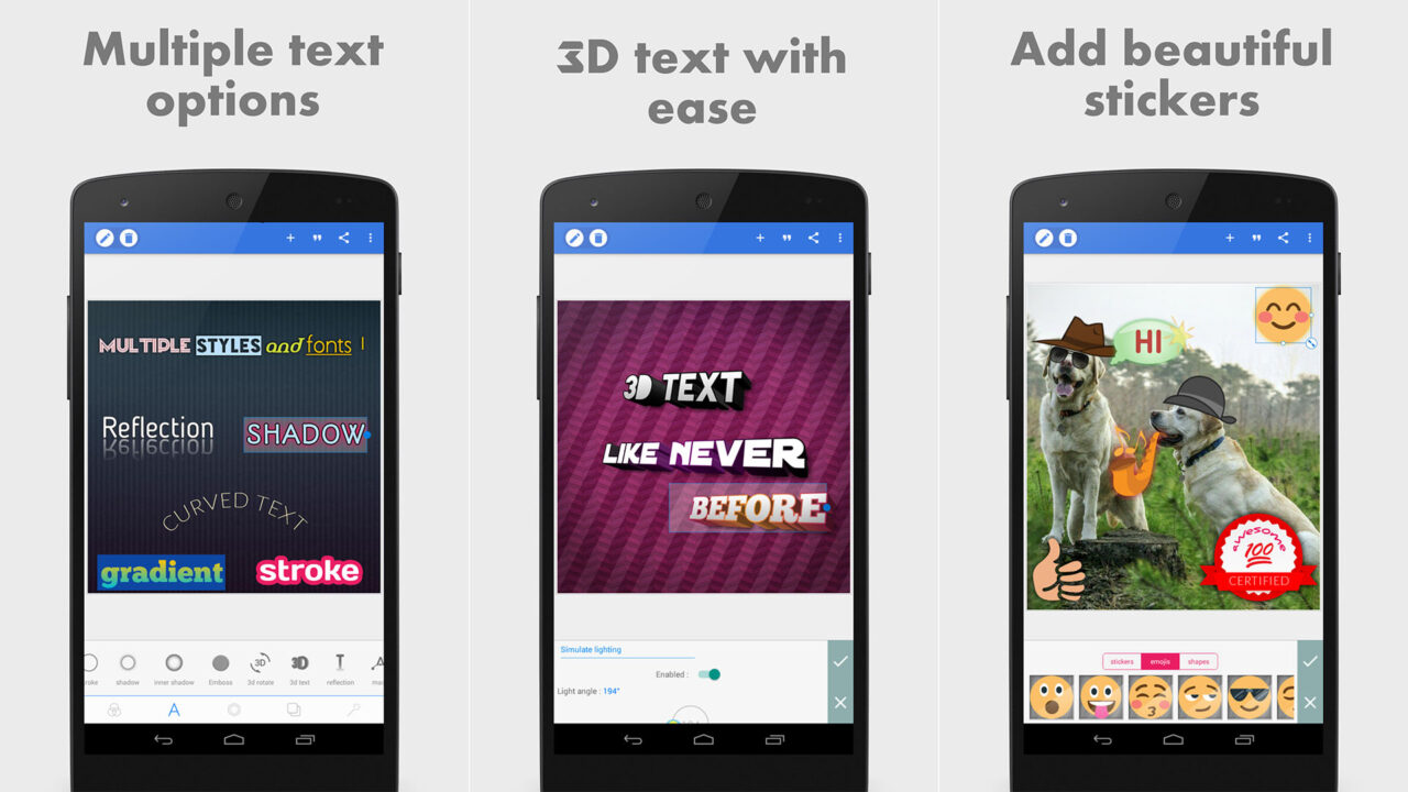 The best Android apps to add text to photos - Android Authority