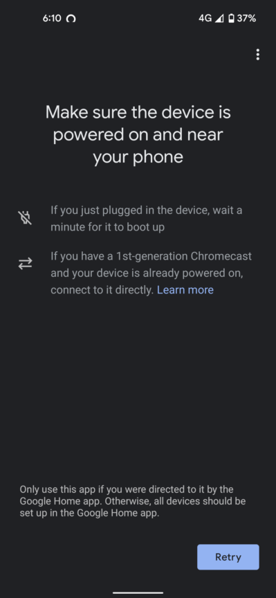 Google Nest and Chromecast setup: A buggy mess with Device Utility