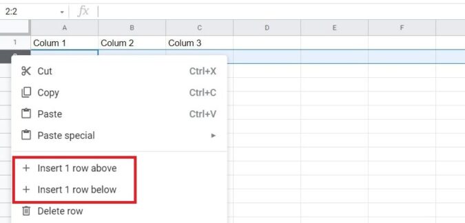 How to add columns in Google Sheets - Android Authority
