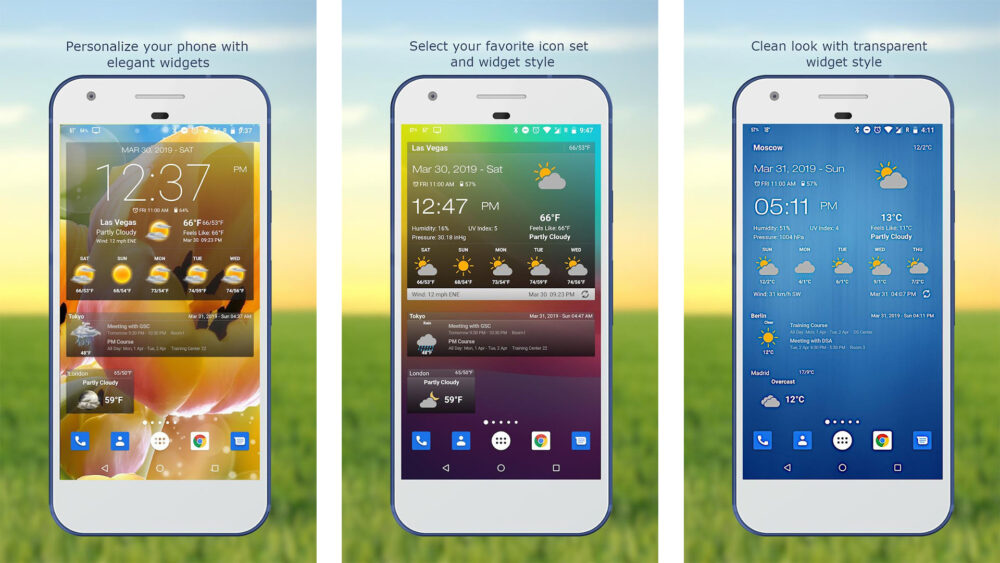 The best Android clock widgets and weather widgets