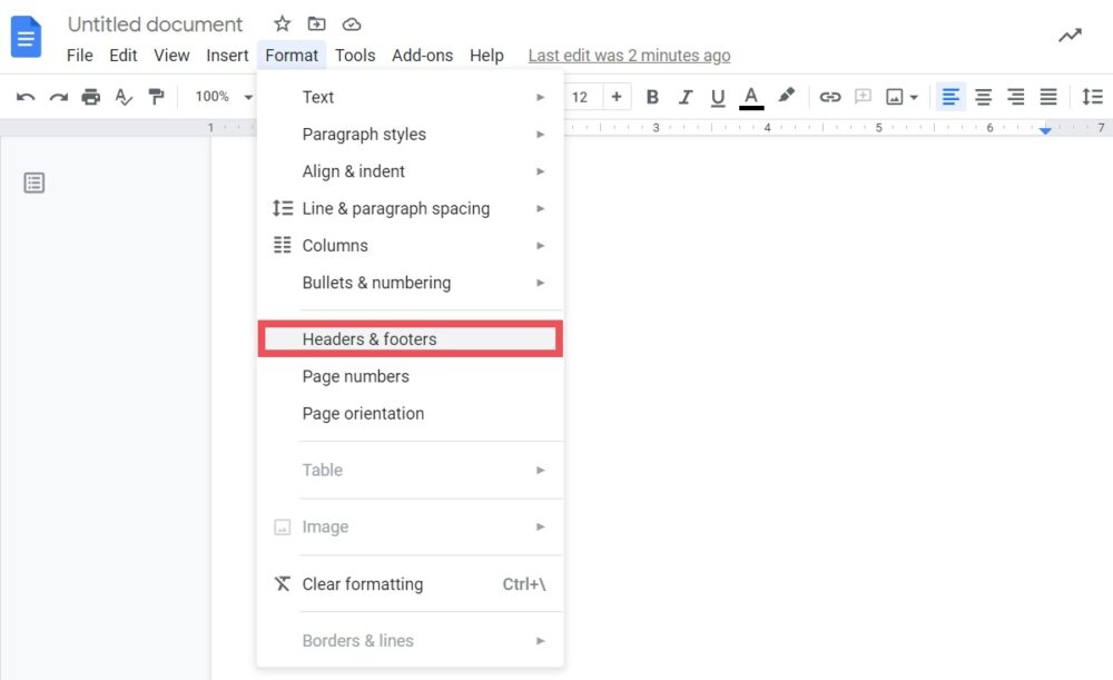 How to add a header or footer to your Google Doc - Android Authority