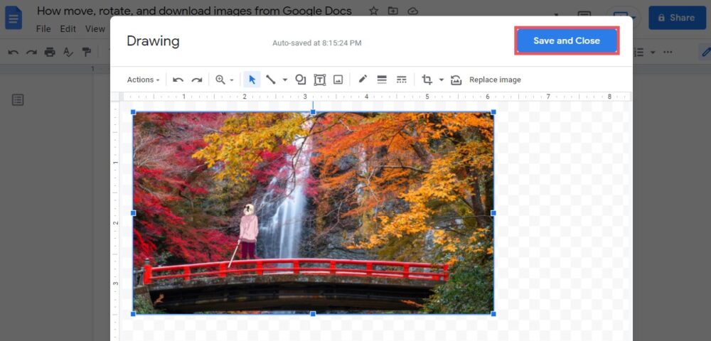 How to flip an image in Google Docs - Android Authority