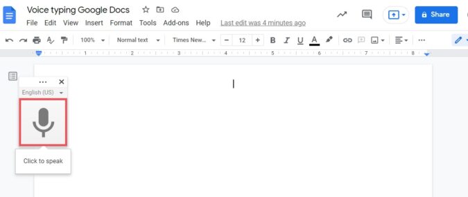 How to voice type in Google Docs - Android Authority