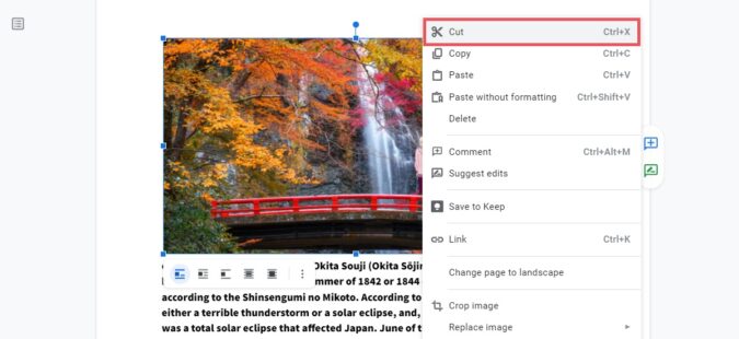 How to flip an image in Google Docs - Android Authority