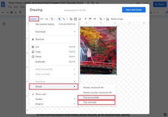 How to flip an image in Google Docs - Android Authority