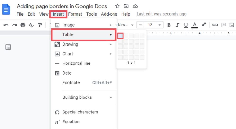 How to add borders in Google Docs - Android Authority