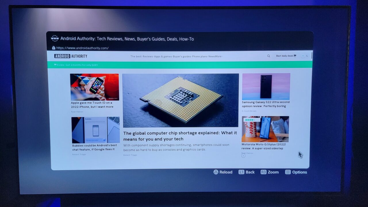 How to use the PS5 web browser - Android Authority