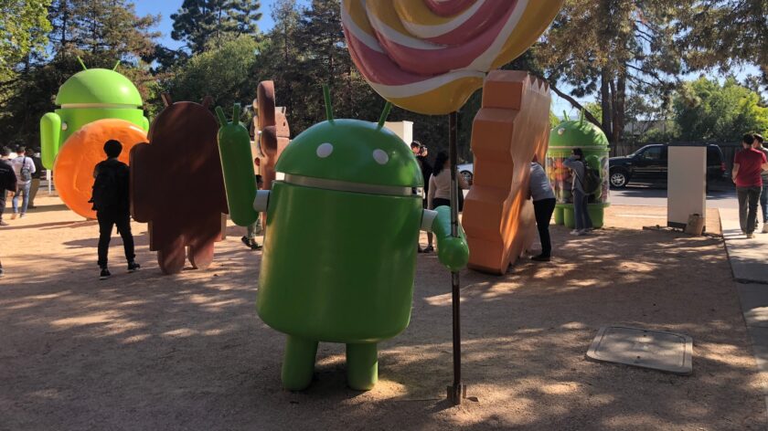 Google's Android statues are gone (for now) - Android Authority