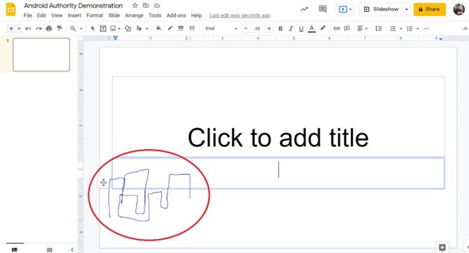 How to draw on Google Slides - Android Authority