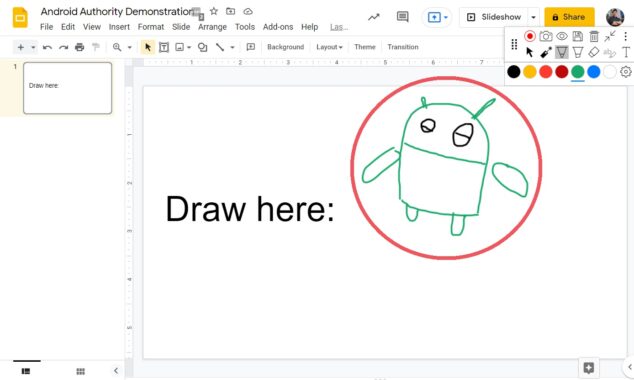 How to draw on Google Slides - Android Authority
