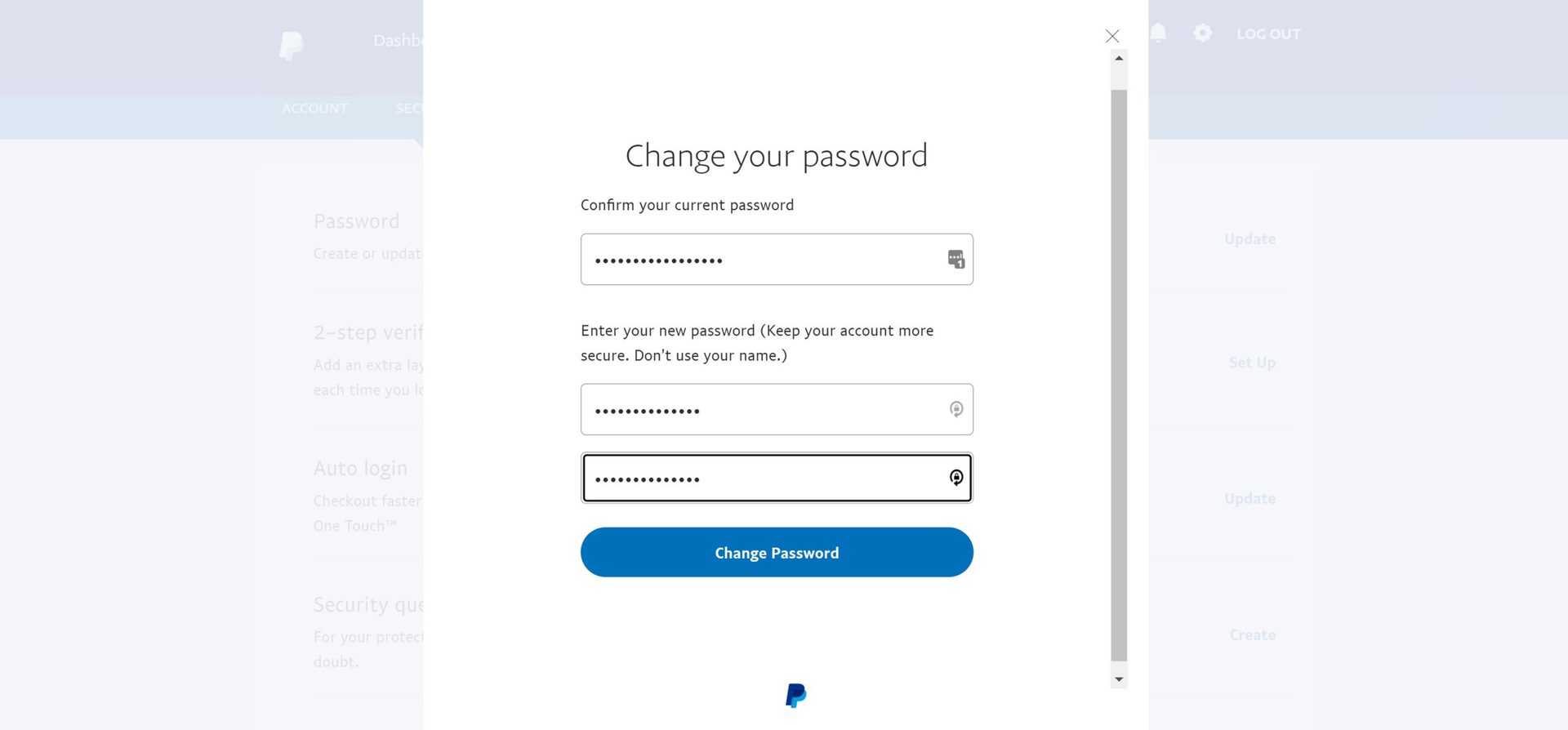 How To Change Your PayPal Password Android Authority