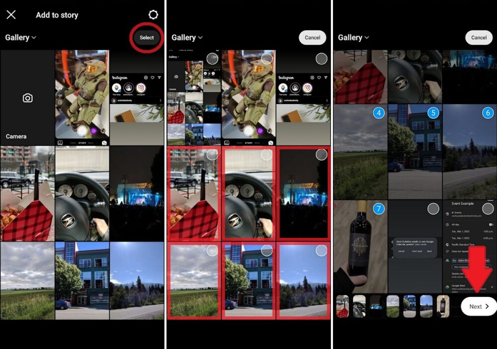 How To Post Multiple Photos On Instagram Android Authority