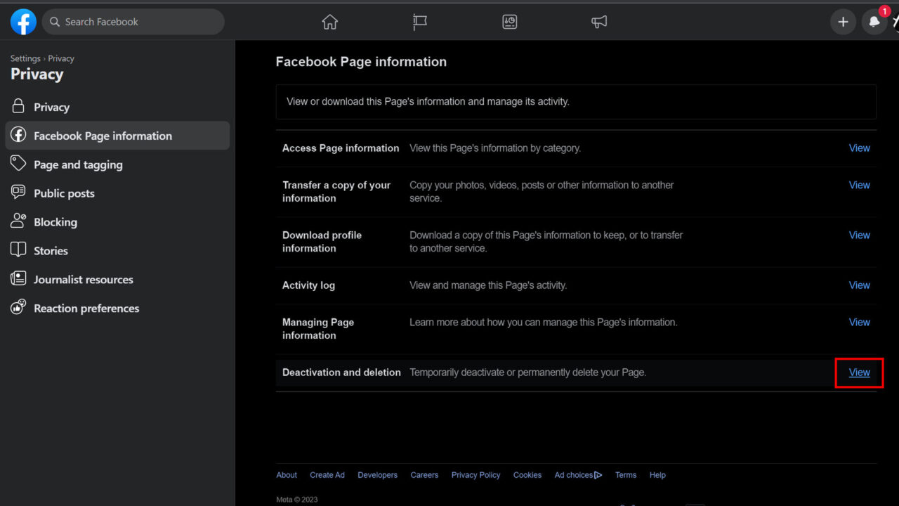 How to delete a Facebook page - Android Authority