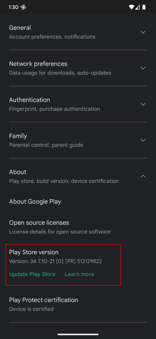 How to enable Google Play Store developer options - Android Authority