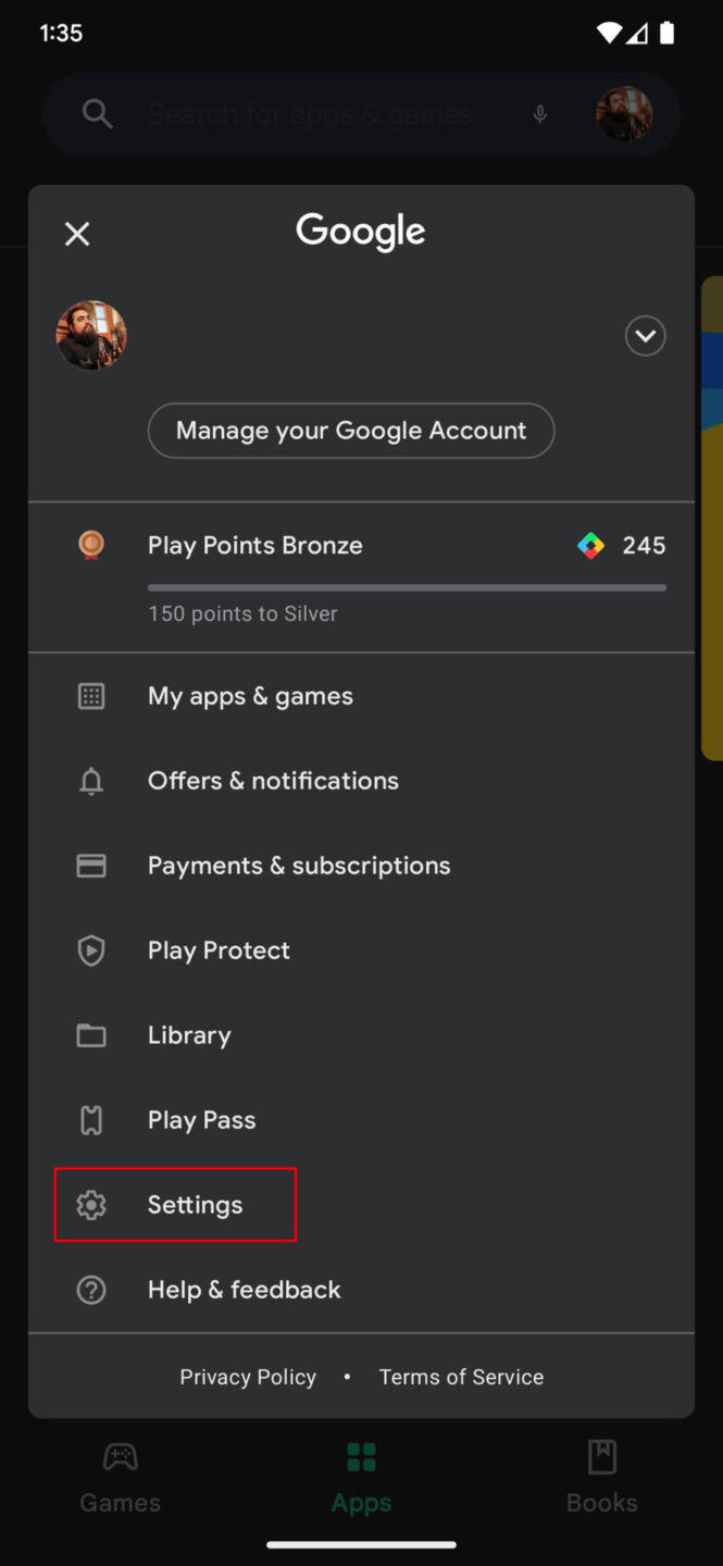 How To Enable Google Play Store Developer Options Android Authority