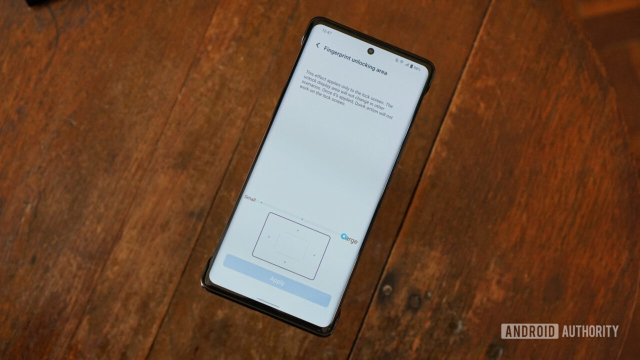 Android OEMs, take note: This is an in-display fingerprint reader done ...