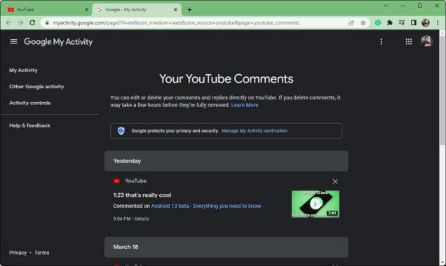 How to find your comments on YouTube - Android Authority