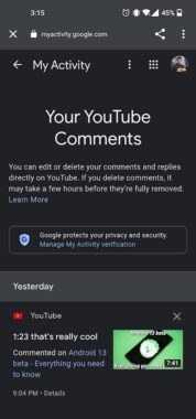 How to find your comments on YouTube - Android Authority