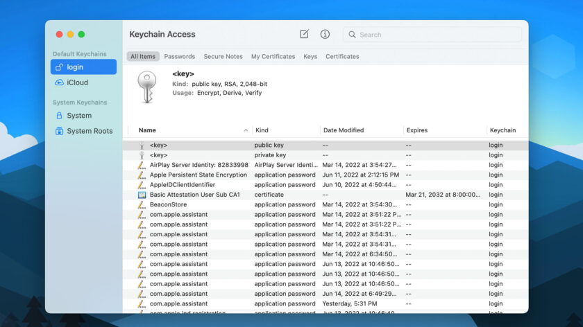 What is Keychain Access on Mac, where to find it, and how to reset it